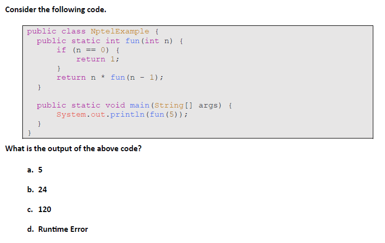 NPTEL - Programming in Java - QUIZ : Week 3:Assignment 3 Answers- 2025 - Blog | Study Glance